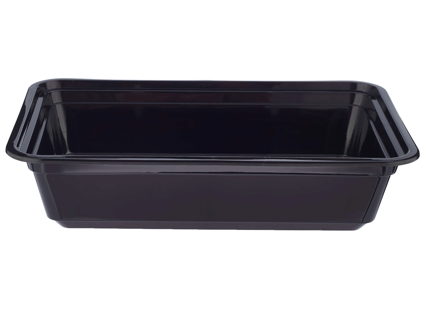 Black Base Rectangular Container