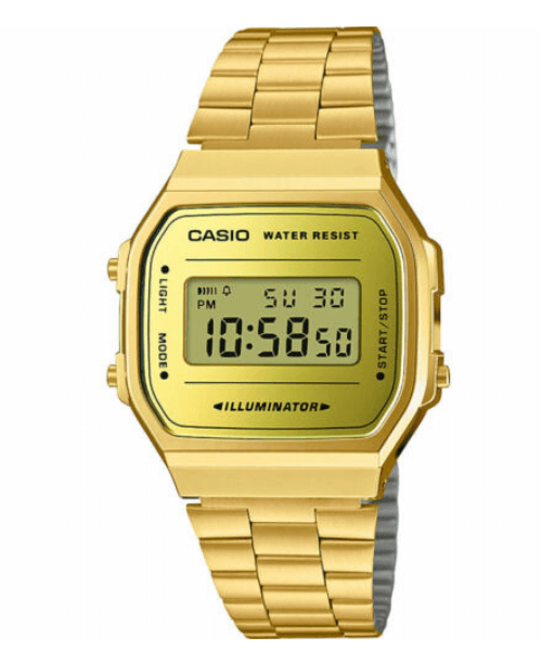 Casio Vintage A168wegm 9df Digital Uni Sex Watch Gold