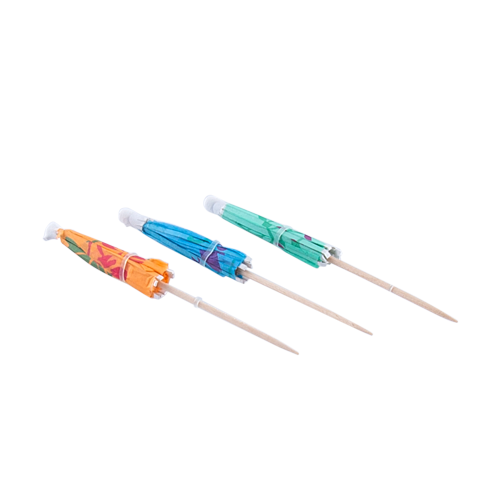 Falcon Parasol Picks Umbrella 10 CM (1 Packet x 100 Pieces)