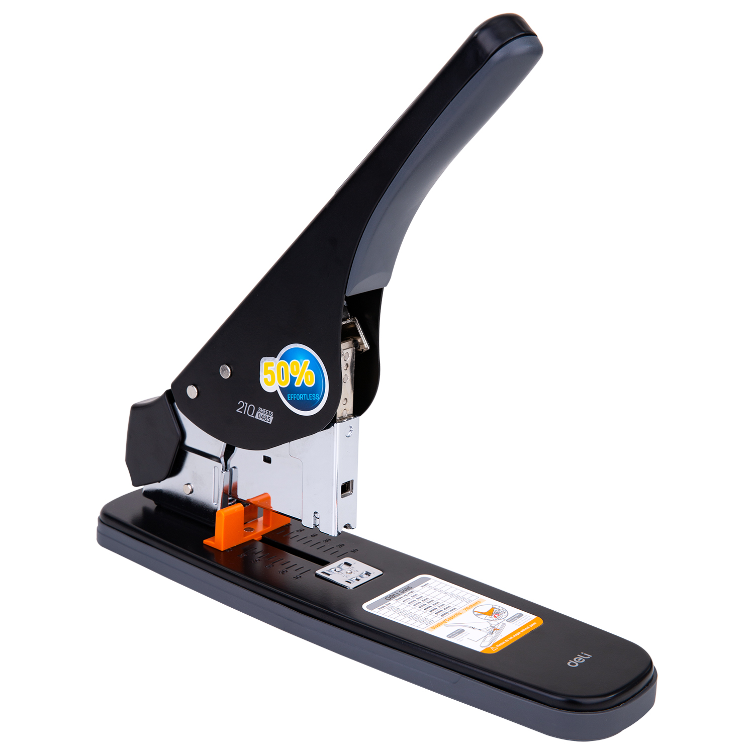 Deli-E0485 Effortless Heavy Duty Stapler