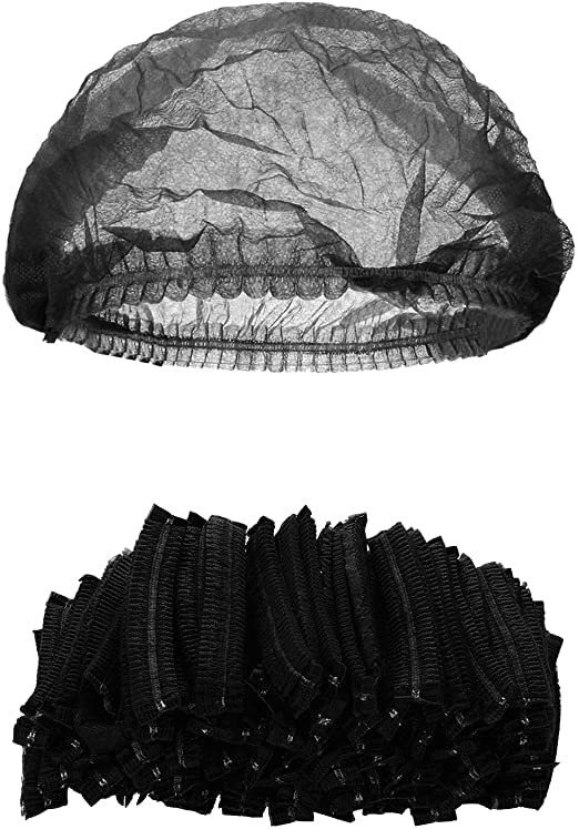 Hair net black color 100 pieces x 10 packts